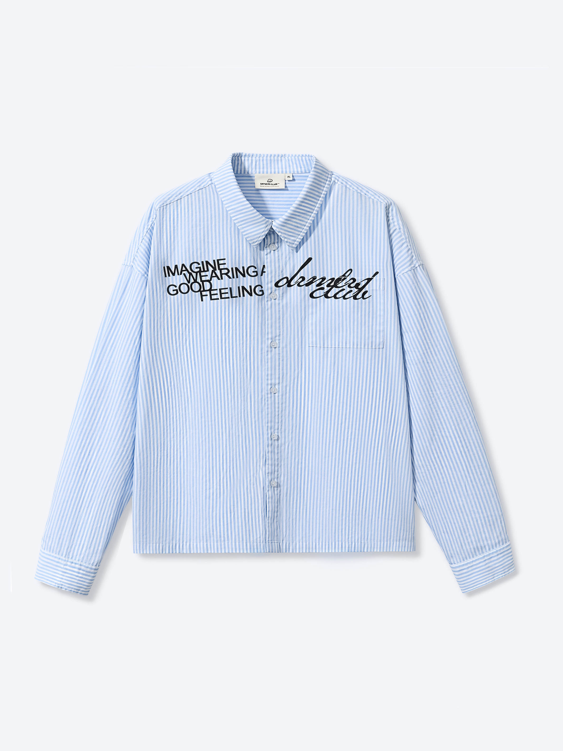 NOT SO FORMAL DRESS SHIRT - BLUE – DRMERS CLUB