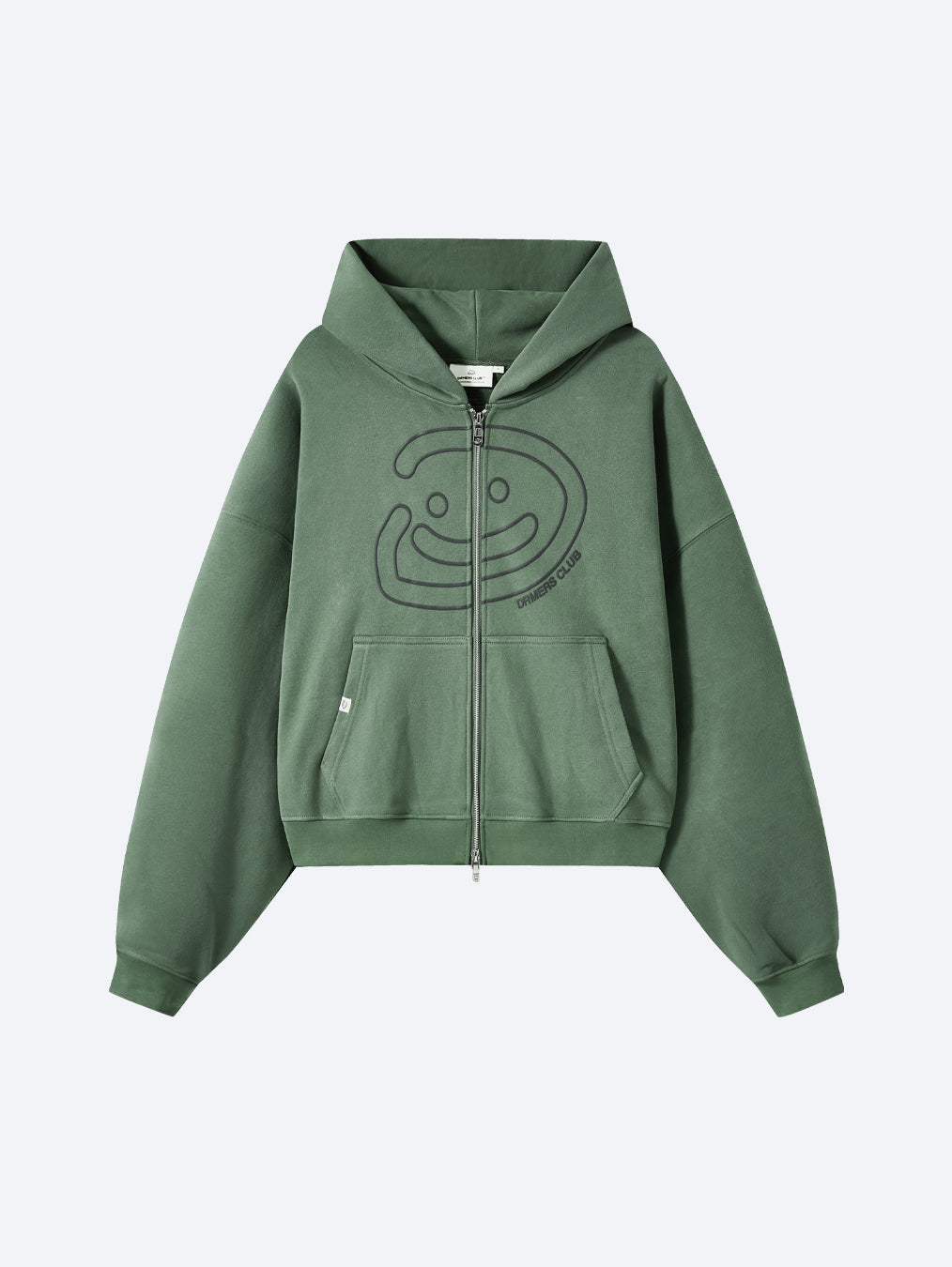 SMILEY BOXY DOUBLE ZIP - MATCHA – DRMERS CLUB